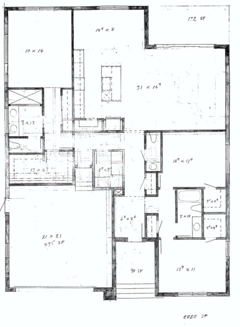 1 Story Floor Plan 15 | Chillcott Group